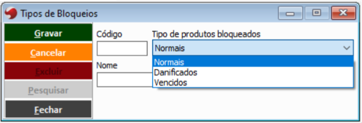 Bloqueio de estoque - ADM.DOCS