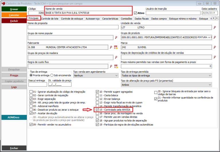 Produtos controlados pela ANVISA - ADM.DOCS